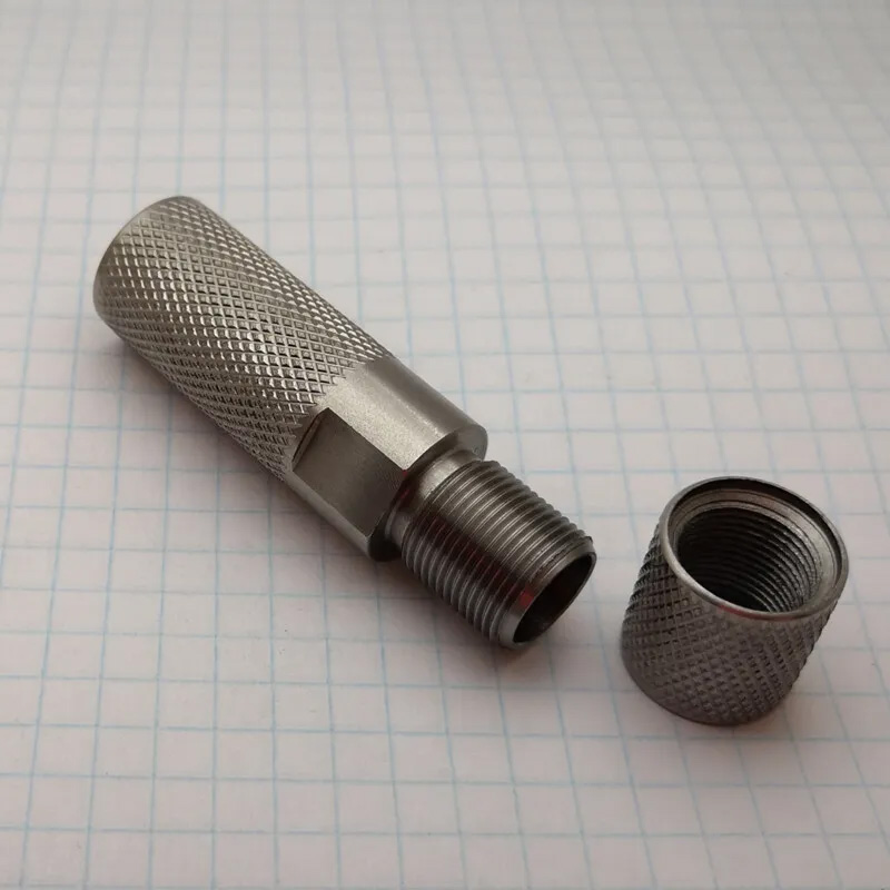 Female 1/2-28 TPI to male 1/2-28 TPI 1” extension adapter – Silencer ...